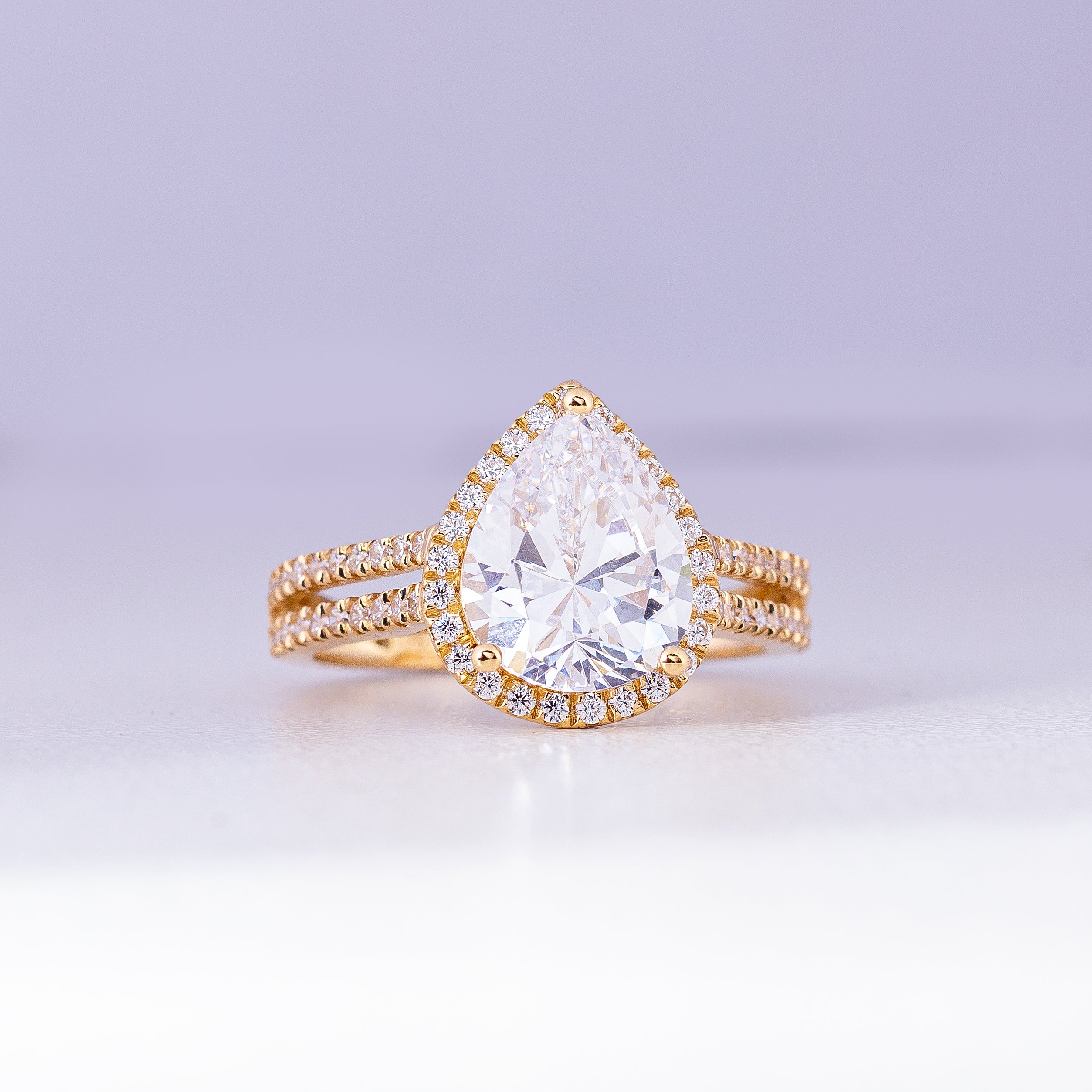 Alice 18Karat Yellow Gold Engagement Ring – Saint Tracy