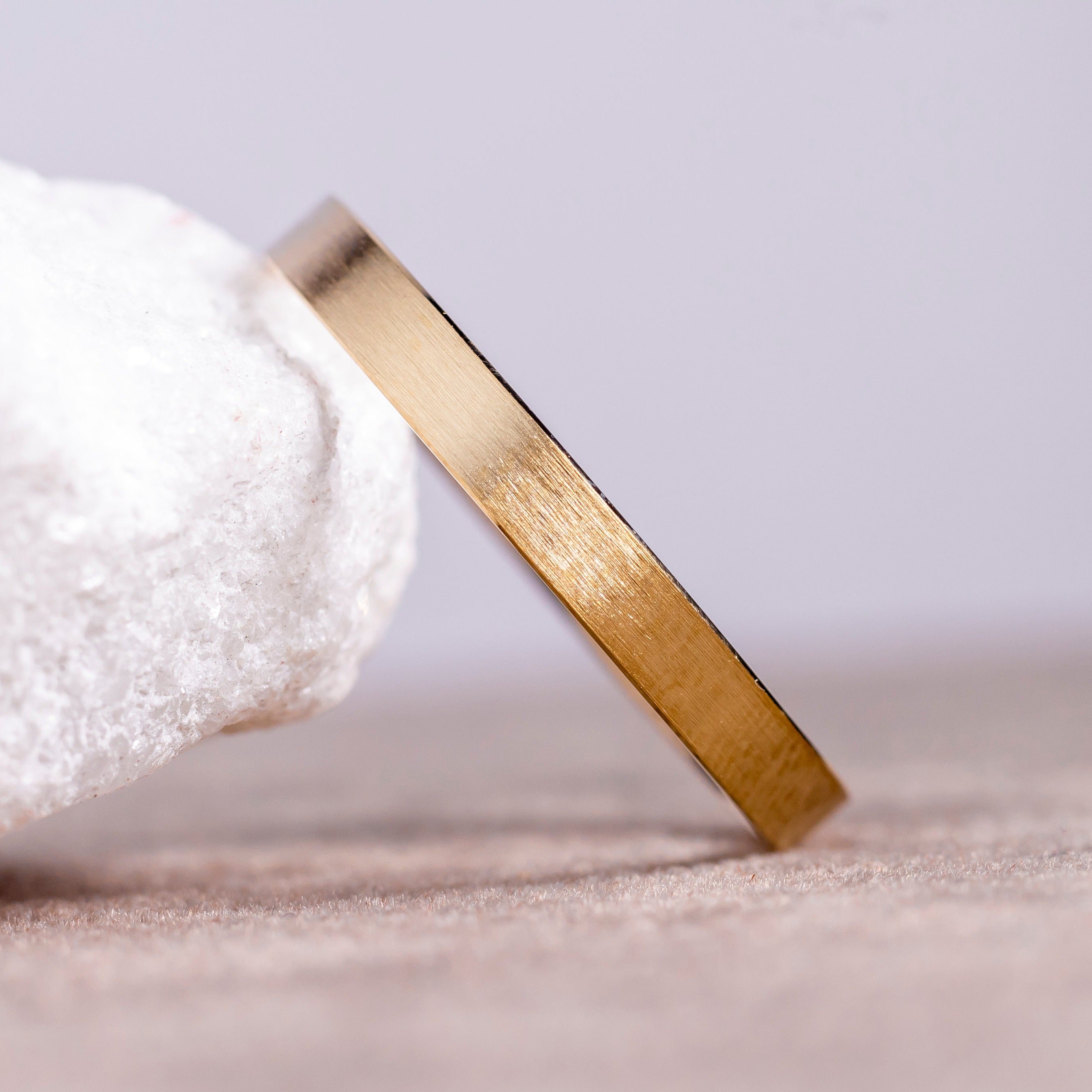 Carter 18Karat Yellow Gold Wedding Band – Saint Tracy