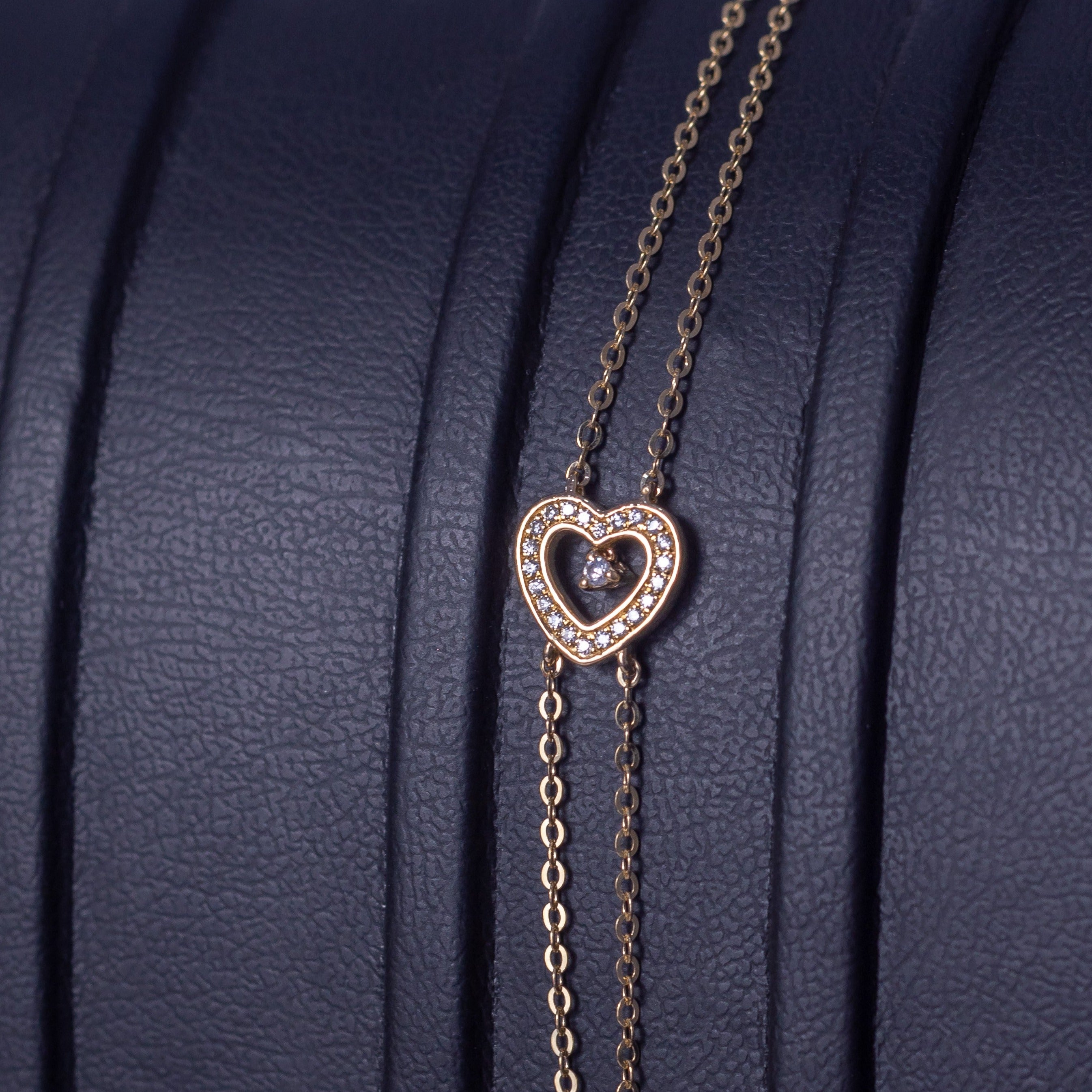 Dana 10Karat Yellow Gold Moissanite Bracelet/ Ghana – Saint Tracy