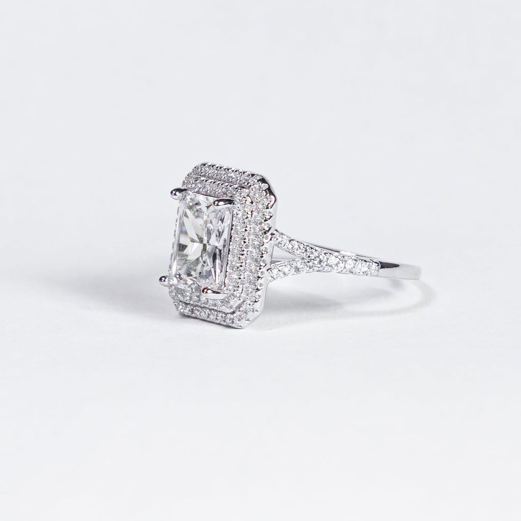 Harriet Sterling Silver Engagement Ring – Saint Tracy