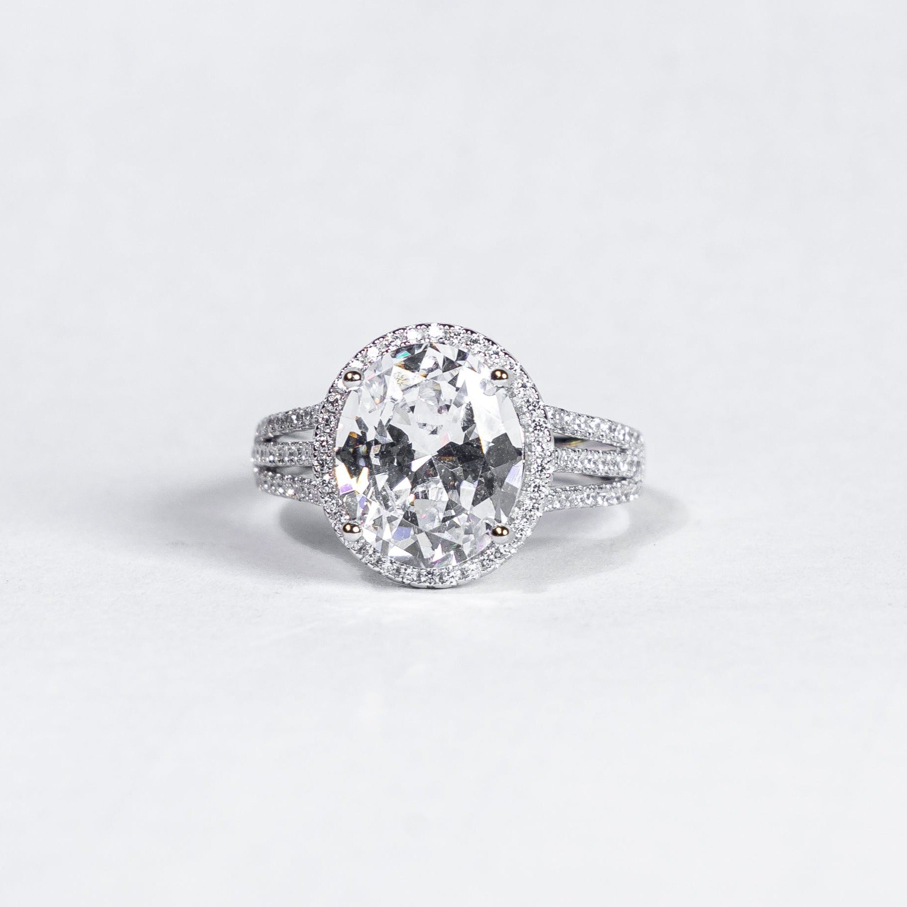 Kylie Sterling Silver Engagement Ring – Saint Tracy