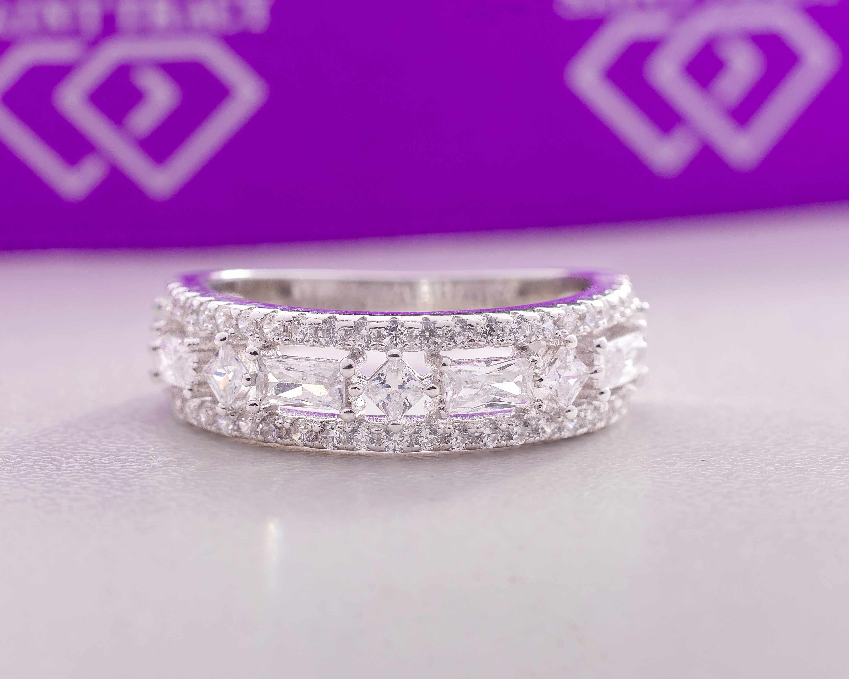 Paige Sterling Silver Wedding Band – Saint Tracy