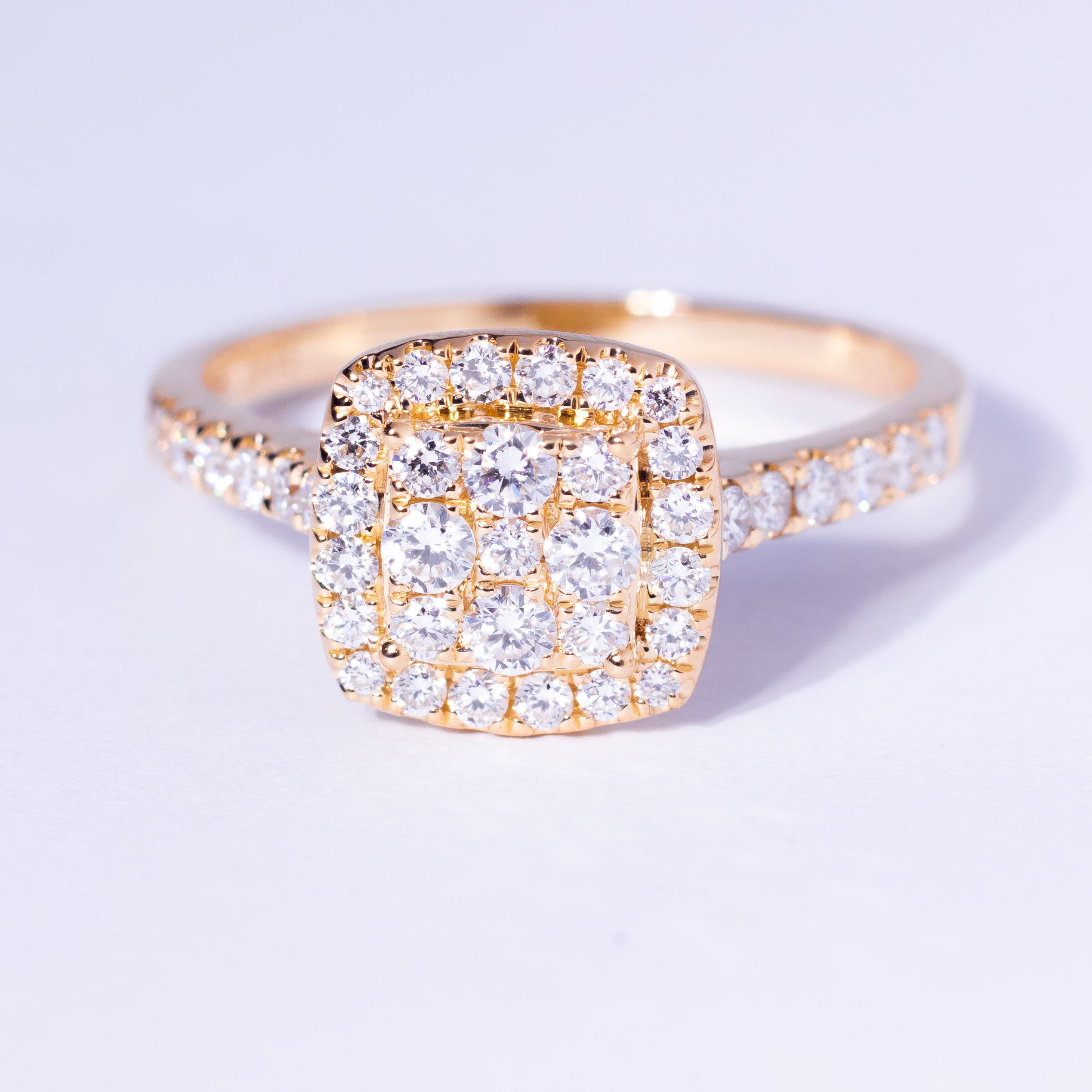 Rita 18Karat Yellow Gold Diamond Engagement Ring/ Ghana – Saint Tracy