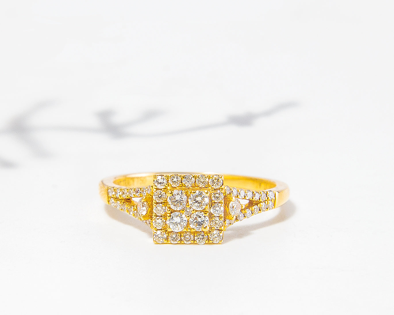 Suzie 18Karat Yellow Gold VS Diamond Engagement Ring/ Ghana – Saint Tracy
