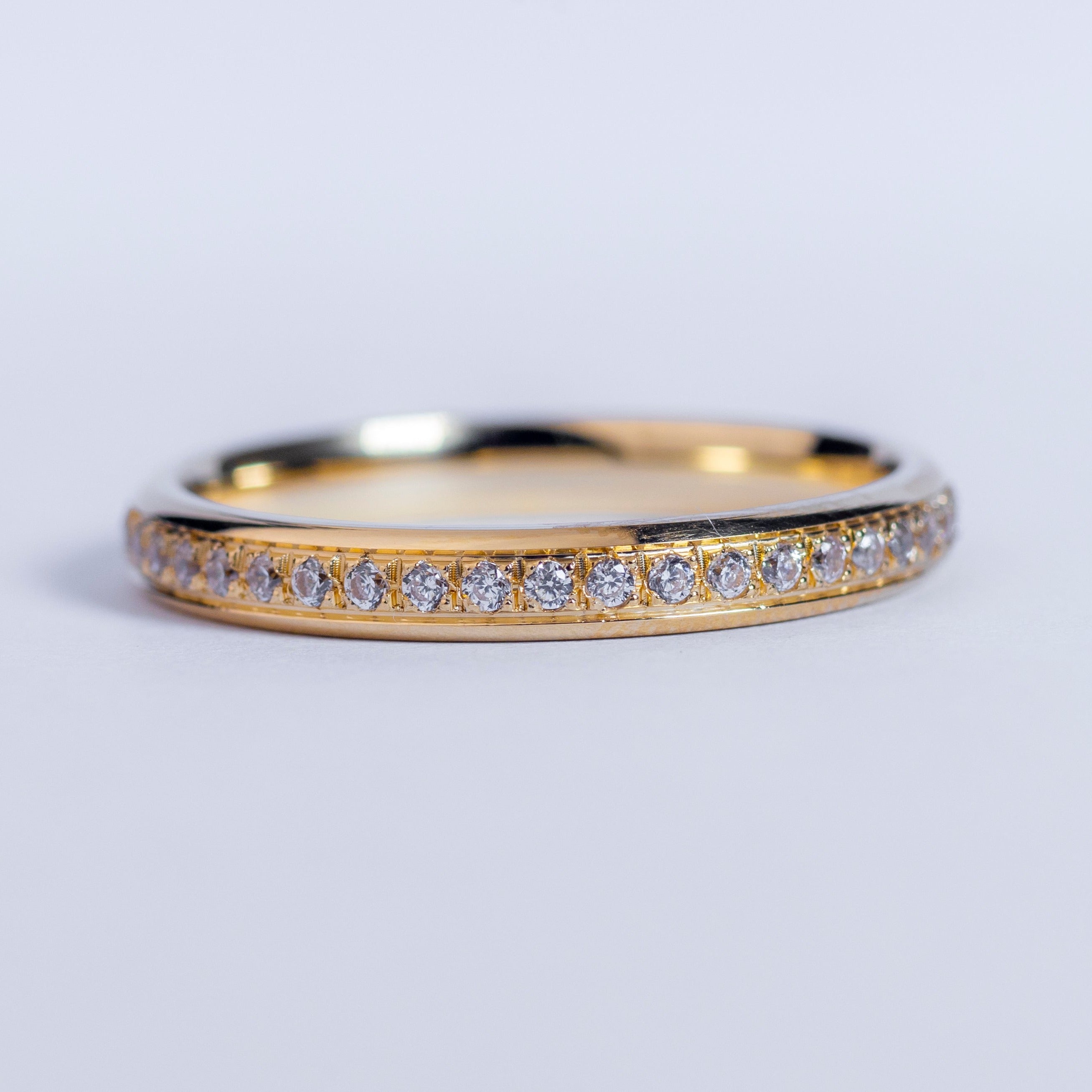 Xavier 18Karat Yellow Gold Wedding Band – Saint Tracy