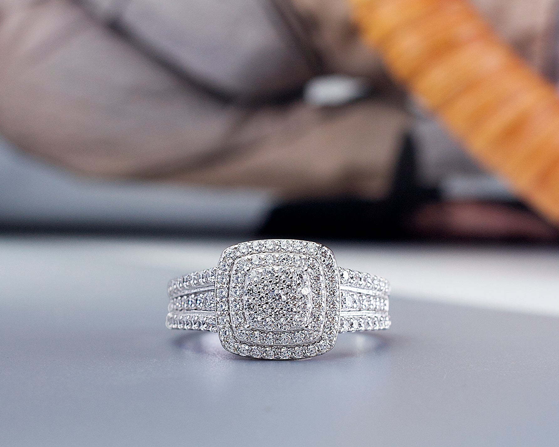 Amara Sterling Silver Engagement Ring – Saint Tracy