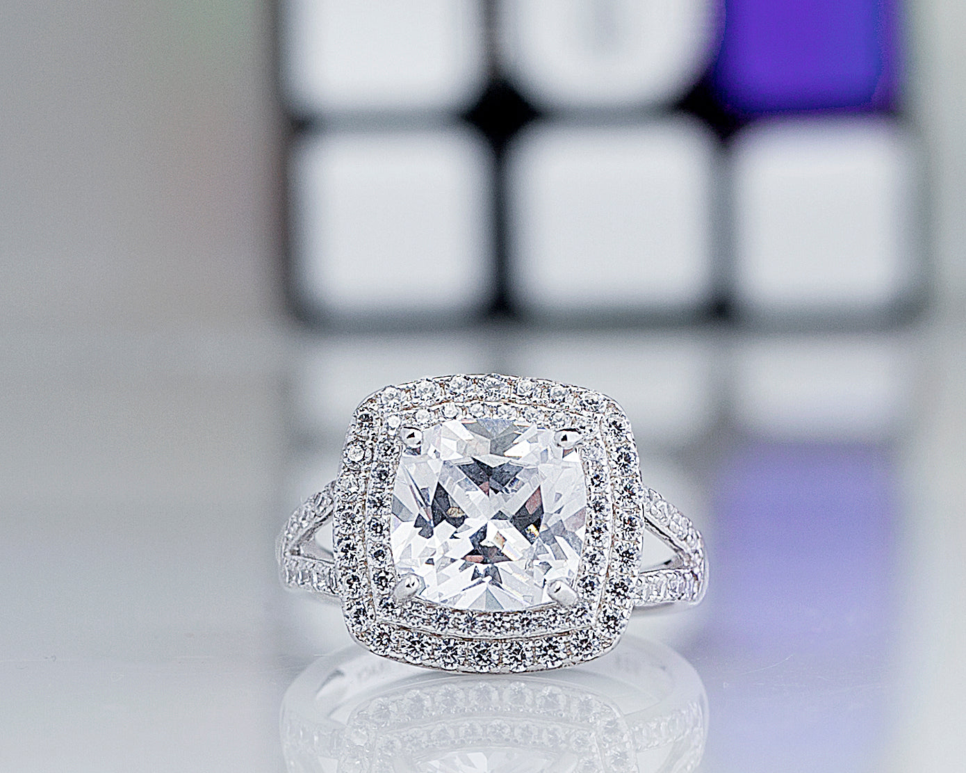 Bridget Sterling Silver Engagement Ring – Saint Tracy