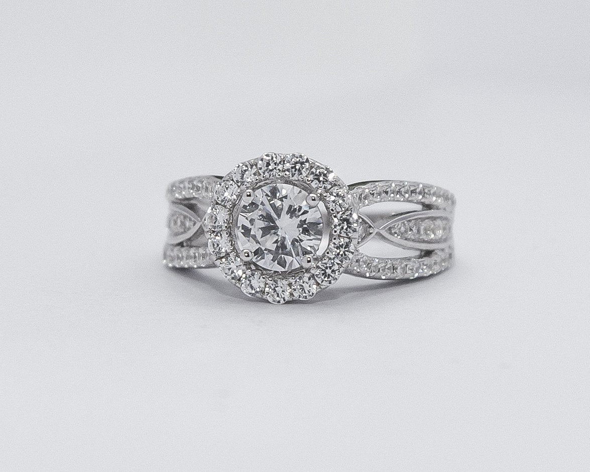 Funke Sterling Silver Engagement Ring – Saint Tracy