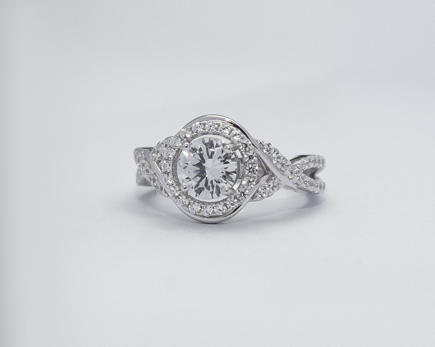 Ini Sterling Silver Engagement Ring – Saint Tracy