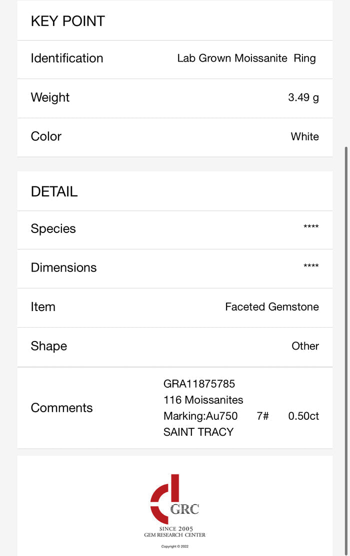 Violet Emerald 18Karat Yellow Gold Moissanite Engagement Ring – Saint Tracy